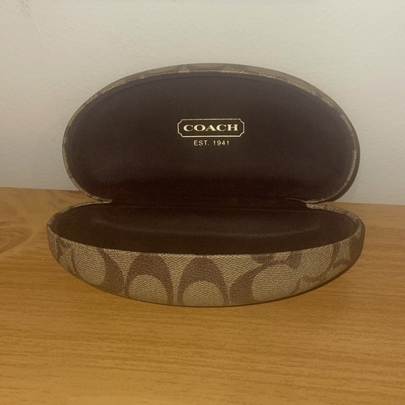 Coach | Accessories | Coach Signature Monogram Sunglasses Hard Case ...